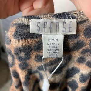 Spense | Dresses | Spense Fit Flare Vneck Leopard Print Dress | Poshmark